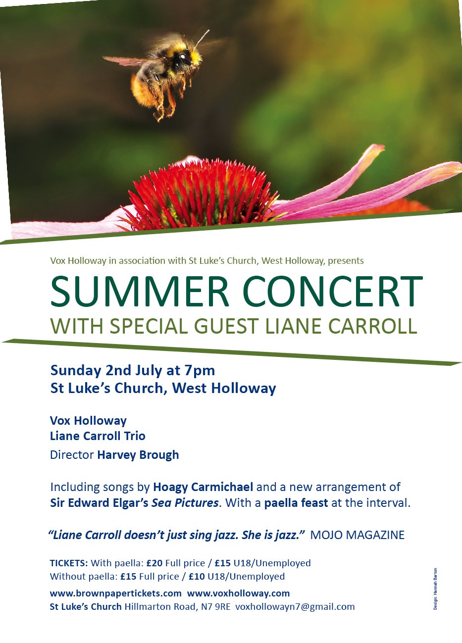 Summer Concert – tickets now available | Vox Holloway